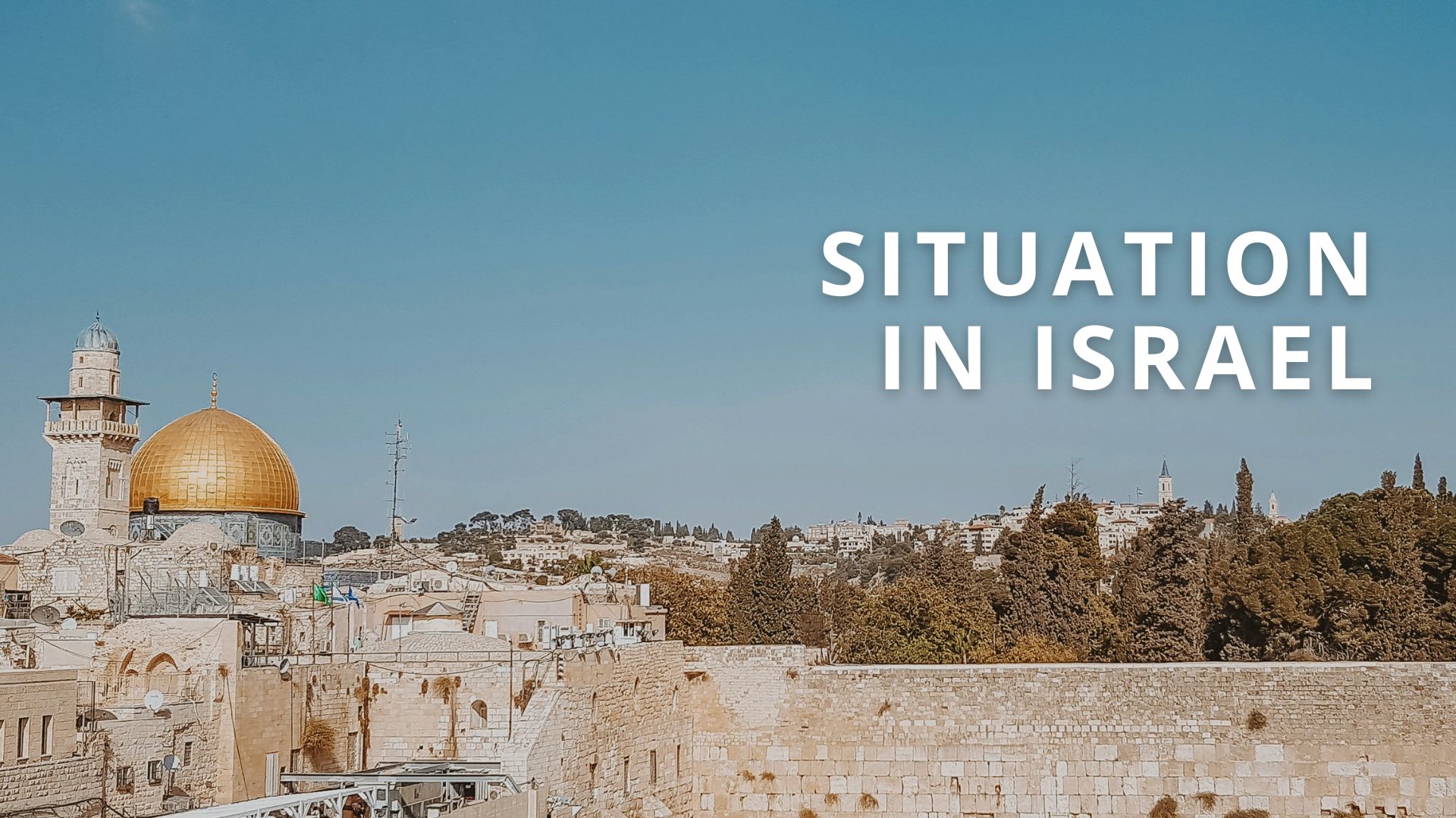 Situation in Israel - The Hendricks Center